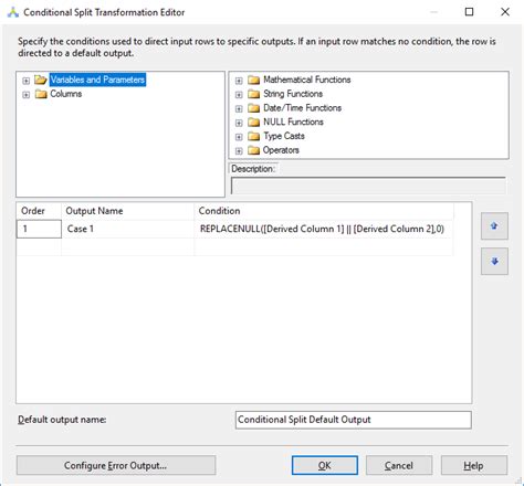 Multiple Or Conditions In Ssis Conditional Split Stack Overflow