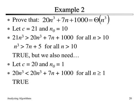 Ppt Analyzing Algorithms Asymptotic Notation Powerpoint