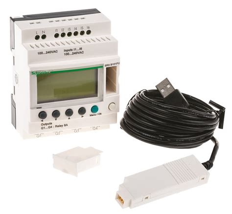 Schneider Electric Zelio Logic 2 PLC CPU 6 Digital Inputs 4 Relay Outputs Relay For Use