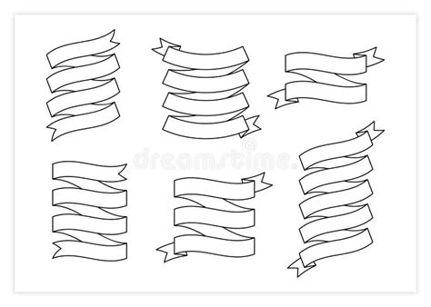 Curved Banner Scroll Design