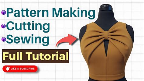 Pattern Making And Draping Tutorial Complete Fashion Design Course