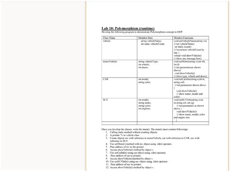 Solved Lab 10 Polymorphism Runtime Develop The Following