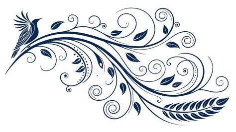 Decorative Swirls Vector Elegant Flourish Art Ornate Design Element