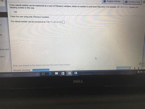 Solved Every Natural Number Can Be Expressed As A Sum Of