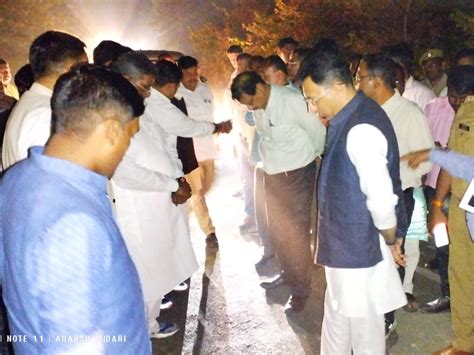 Seeing The Reality Of Pothole Free Roads The Executive Engineer Was Reprimanded For Not Getting