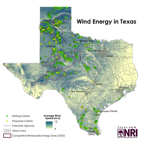 Texas Wind Energy Maps On The Web