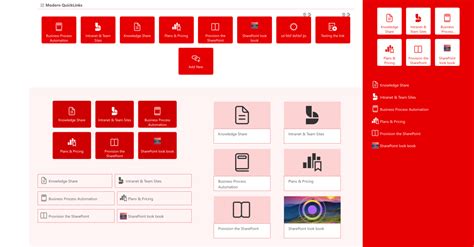 Modern Quicklinks Sharepoint Web Part Knowledge Share