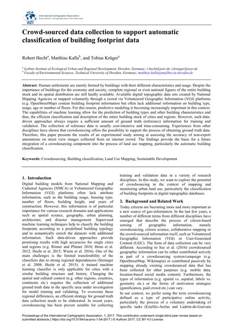 Pdf Crowd Sourced Data Collection To Support Automatic Classification Of Building Footprint Data