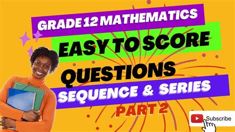 Sequence And Series Part 2 Arithmetic Sequence And Series Youtube