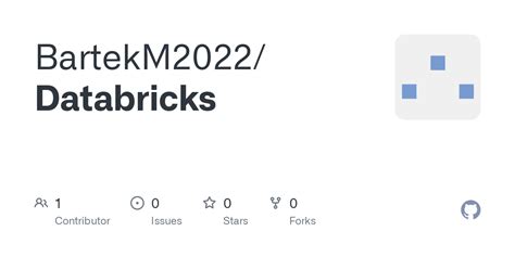 Github Bartekm2022 Databricks