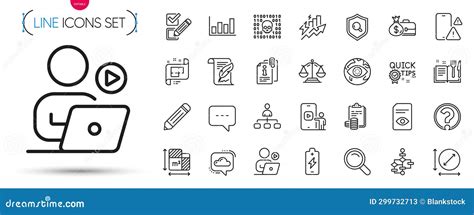 Pack Of Phone Warning Checkbox And Attached Info Line Icons Pictogram Icon Vector Stock Image