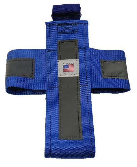 Pouch Cse Sr Rescuer Blue Nylon Webbing Wblue Top Strap Vertical