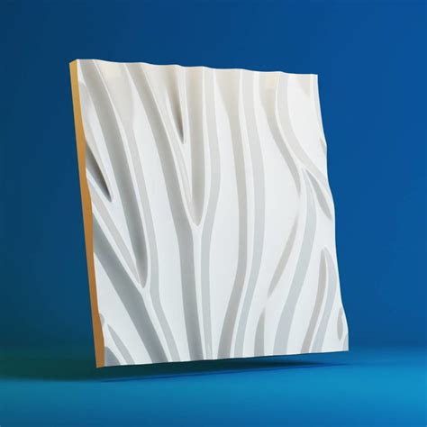 3d гипсовая панель Зебра 3d Панели изделия из гипса в Краснодаре