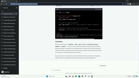 Typeerror Self Open Got An Unexpected Keyword Argument As Grey Python