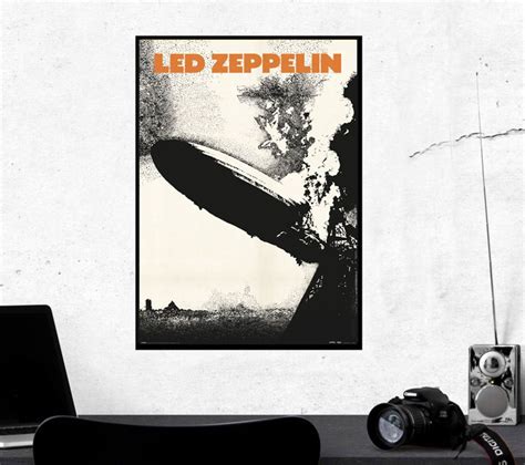 Led Zeppelin Led Zeppelin I Music Album Cover Poster Canvas Wall