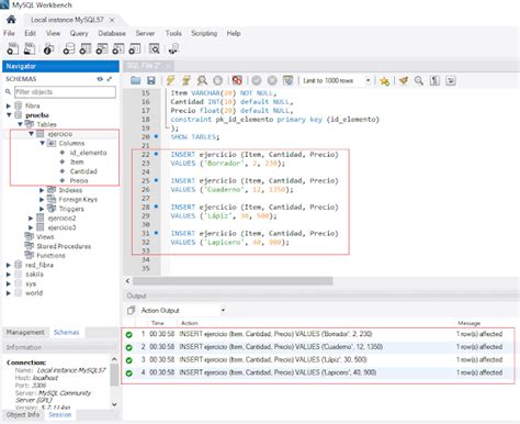 PYTHON Ejemplos prácticos COMANDOS BÁSICOS MYSQL PARA PYTHON