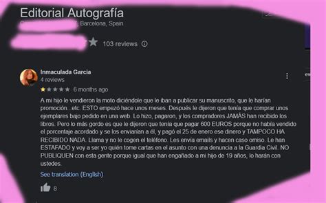 Editorial Autografía Opiniones Editoriales Mercenarias Que Matan Manuscritos
