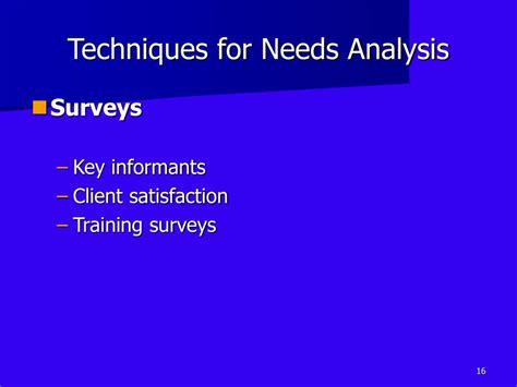 Ppt Needs Analysis Program Evaluation Program Implementation