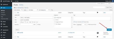 Add Edit Delete Preview And Publish Posts In Wordpress Wp Daddy