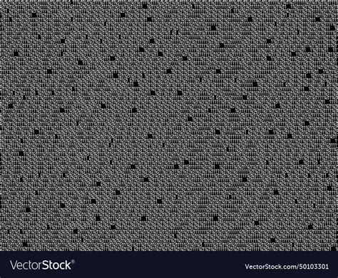 Technology Digital Background With Binary Code Vector Image