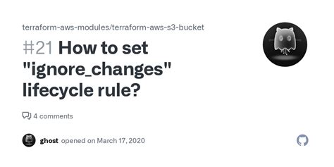 How To Set Ignore Changes Lifecycle Rule Issue Terraform Aws