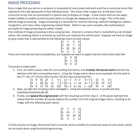 solved image processing every image that you see on a