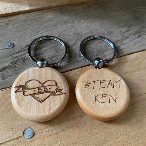 Bb Easton Team Bb Team Ken Team Knight Wooden Llavero De Etsy