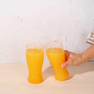 Reusable Clear Plastic Juice Glasses Bpa Free Tumblers With Factory Price