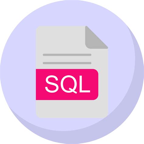sql file format flat bubble icon 44107597 vector art at vecteezy