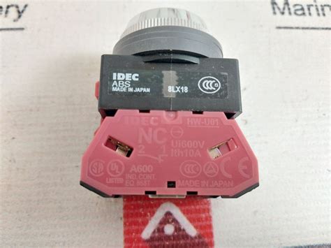 Idec Abs 8lx18 Push Button With Contact Block Hw U10 Aeliya Marine