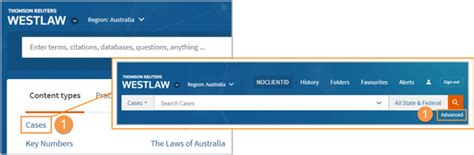 Westlaw Australia Guide How To Research A Case By Topic Using Boolean Terms And Connectors