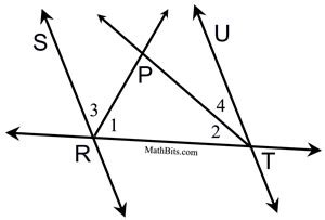 Proofs Involving Parallel Lines Practice MathBitsNotebook Geo
