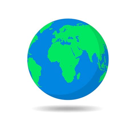 Planeta Tierra Icono Ilustraci N Vectorial Vector Premium