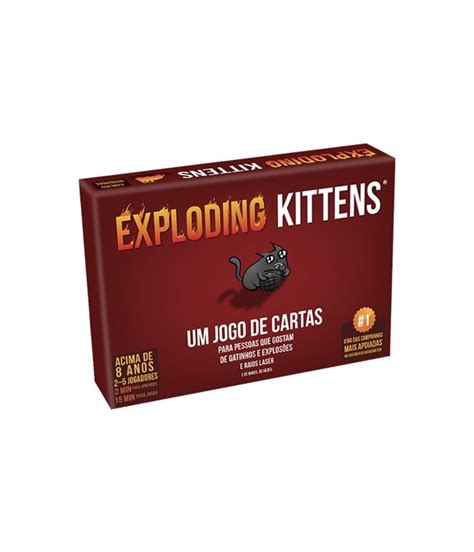 Jogo Exploding Kittens Galápagos Ioiô De Pano Brinquedos Educativos