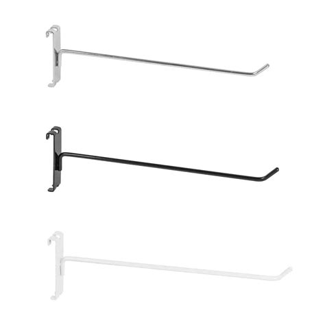Gridwall Hooks Black White Chrome Many Size Options