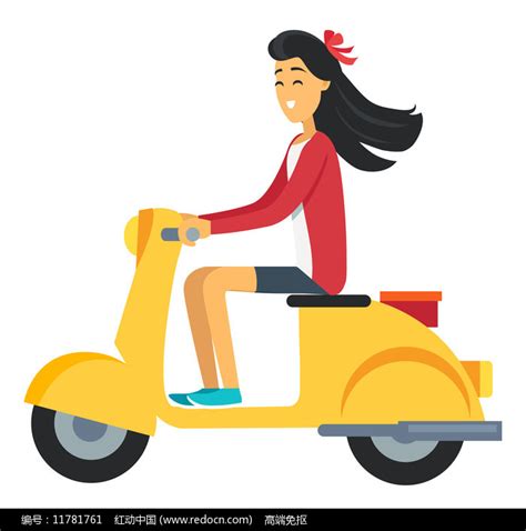 骑电瓶车的女性图片下载红动中国