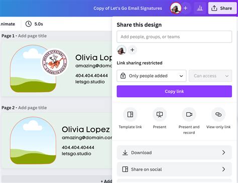 How To Make Links Clickable In Canva Hyperlink Your Documents Bold