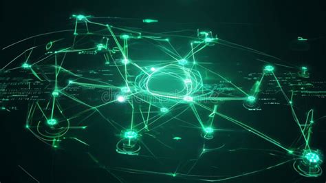 Connected Digital Nodes In Green Network With Floating Particles And