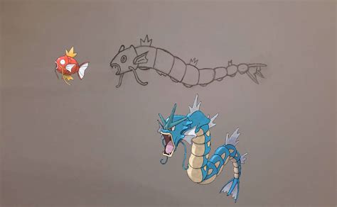 Gyaraeal Gyarados Middle Evolution By Cinemasans On Deviantart