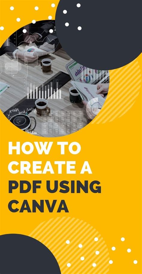 Create PDF Canva How To Create A PDF Using Canva PDF Design Canva Canva Tutorial Canvas
