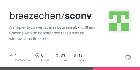Github Breezechensconv A Simple Lib Convert Strings Between Gbk Utf8 And Unicode With No