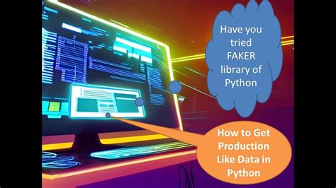 How To Generate Test Data For Non Production Environment In Python With Faker Library Part
