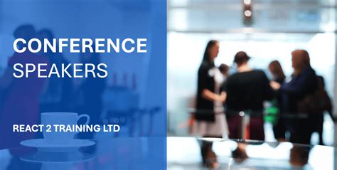 Conference Talks React 2 Training Ltd