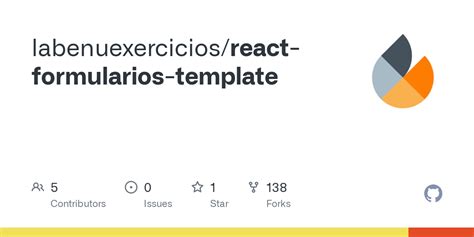 Github Labenuexerciciosreact Formularios Template
