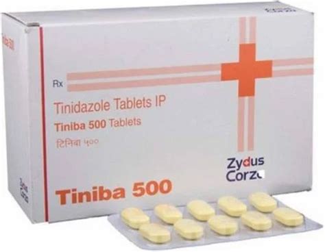 500mg Tiniba Tinidazole Tablets At ₹ 157 Strip Tinidazole Tablet In Nagpur Id 2856328164188