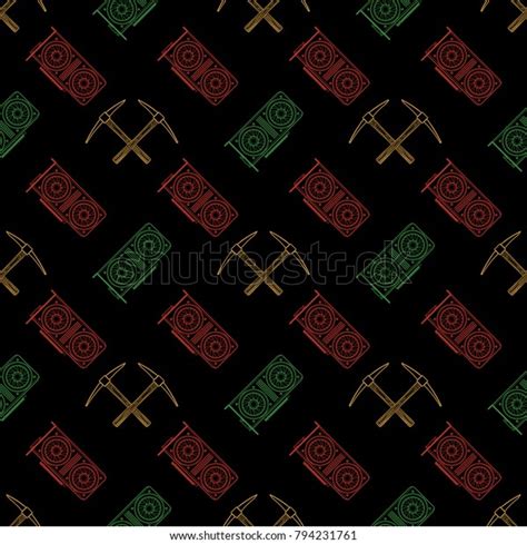 Vector Colorful Outline Style Design Gpu Stock Vector Royalty Free 794231761 Shutterstock