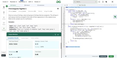 Gfg160 Java Datastructures Hashmap Anagrams Problemsolving