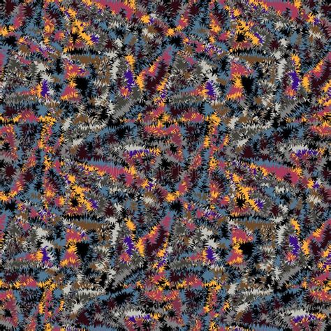 Seamless Abstract Psychedelic Vector Pattern Stock Vector