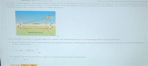 [solved] The Loran Long Range Navigation Radlo