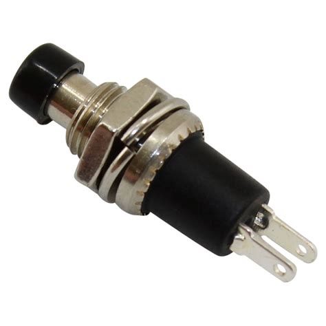 ON OFF Black Push Button Switch